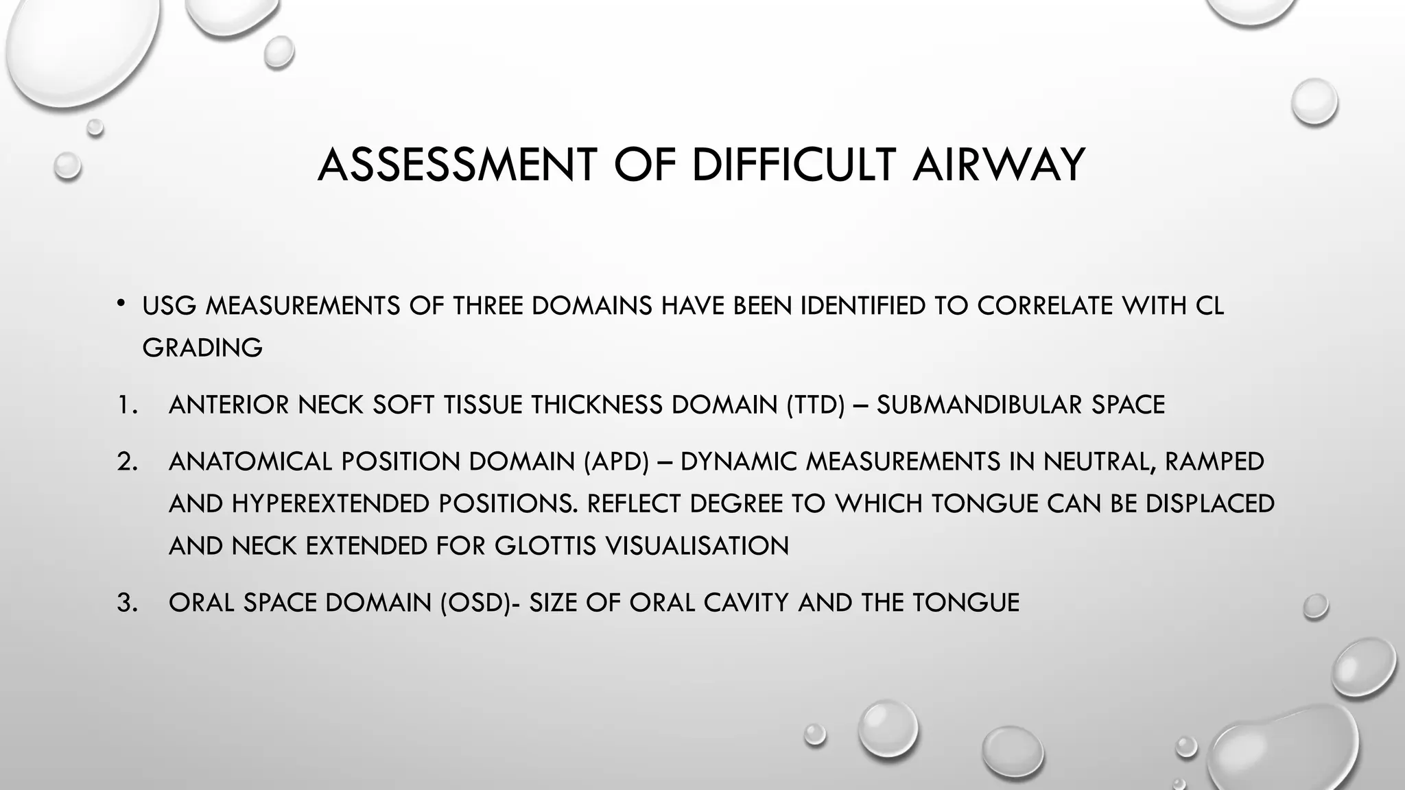 usg of airway prediction and assessment of difficult airway - an ...