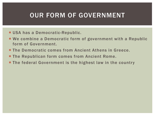 Us government | PPTX