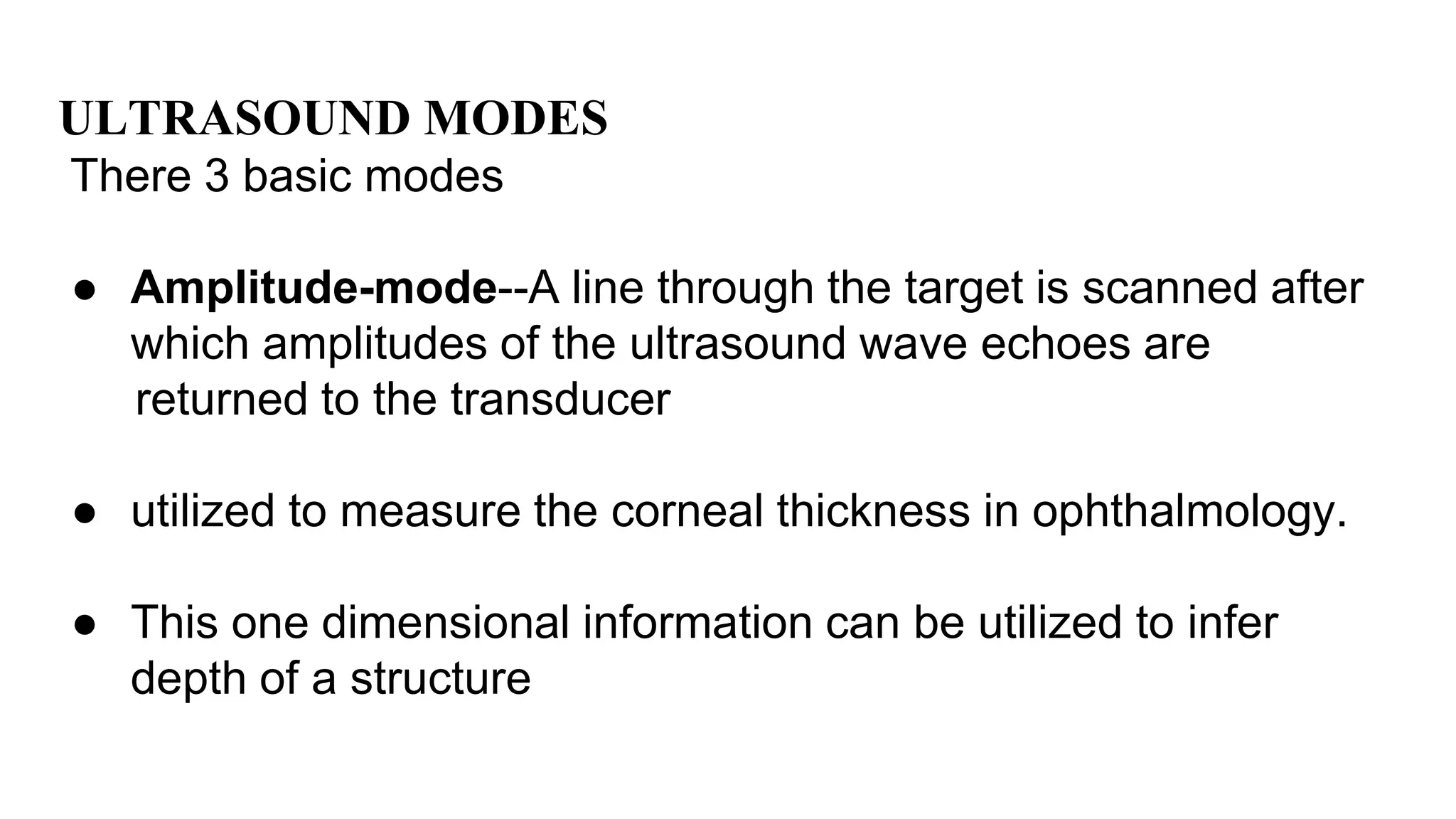 Usg physics for a non radiologist an overview | PPTX