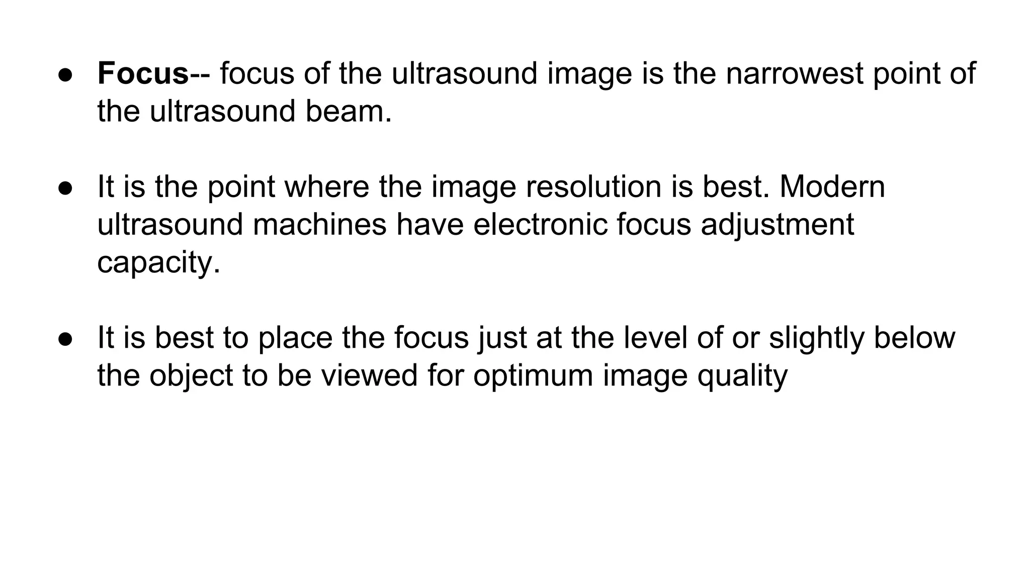 Usg physics for a non radiologist an overview | PPTX