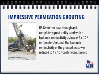 Ultrafine Pozzolanic Cementitious Grout | PDF
