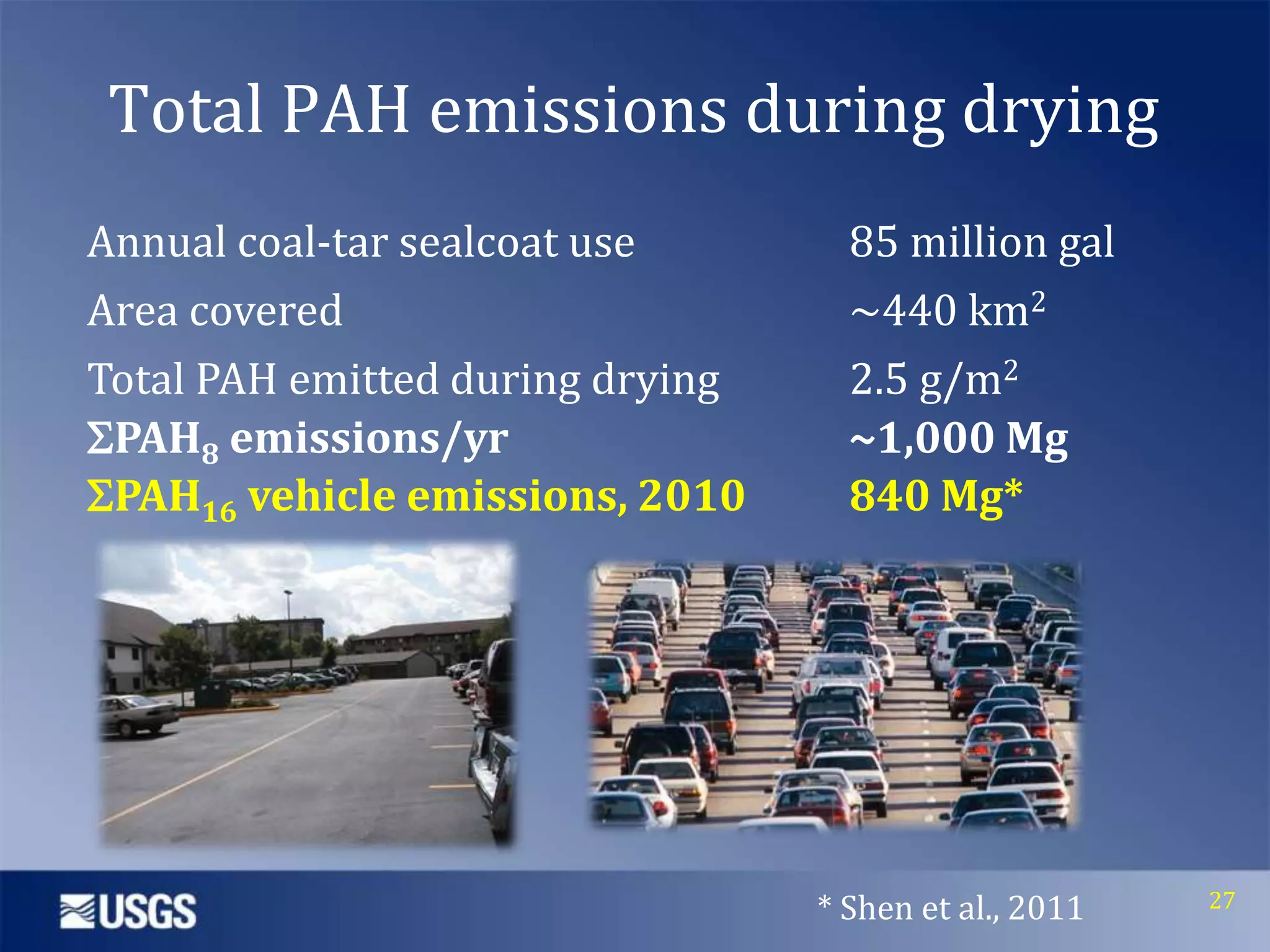 Coal Tar Based Pavement Sealcoat: Health and Environmental Overview | PPTX
