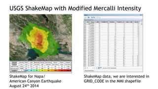 USGS ShakeMap & ZIPCodes | PPT