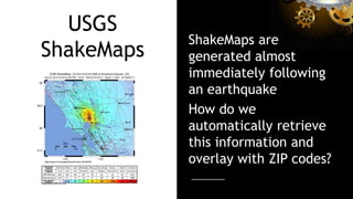 USGS ShakeMap & ZIPCodes | PPT