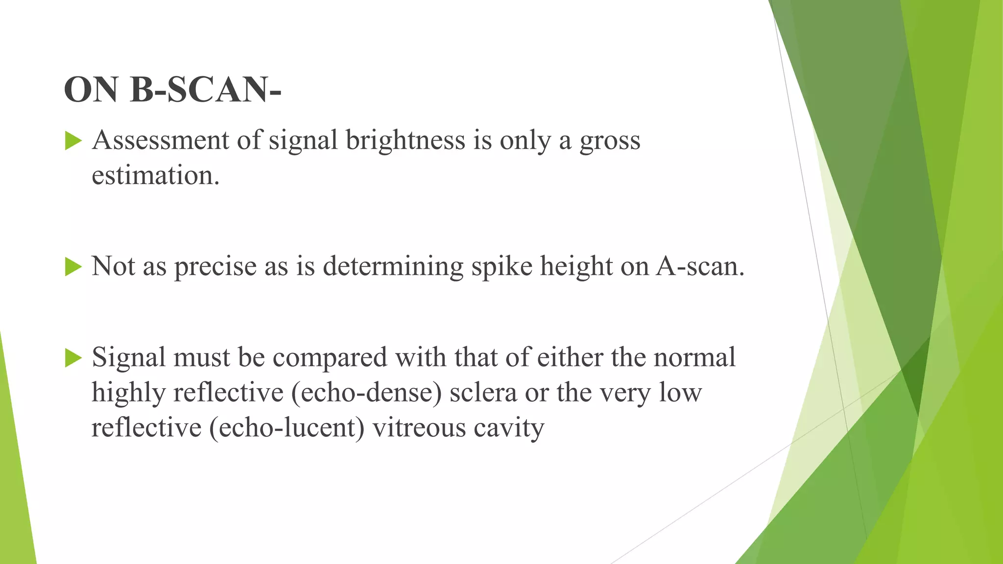 ULTRASONOGRAPHY (USG) AND ULTRASOUND BIOMICROSCOPY(UBM) | PPTX