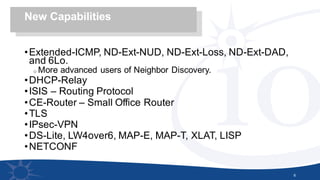 UNH-IOL USGv6 Profile Update Webinar | PDF | Computer Networking | Computing