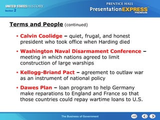 United States History Ch. 11 Section 2 Notes | PPT