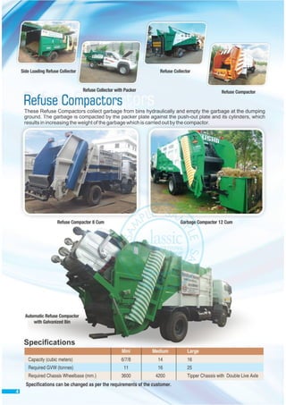 Waste Handling Equipment By Usha Engineerings | PDF