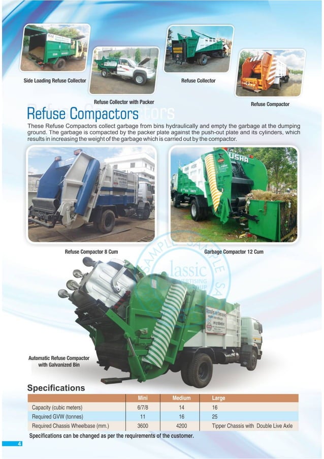 Waste Handling Equipment By Usha Engineerings | PDF | Manufacturing ...