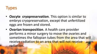 FERTILITY PRESERVATION TECHNIQUES | PPTX