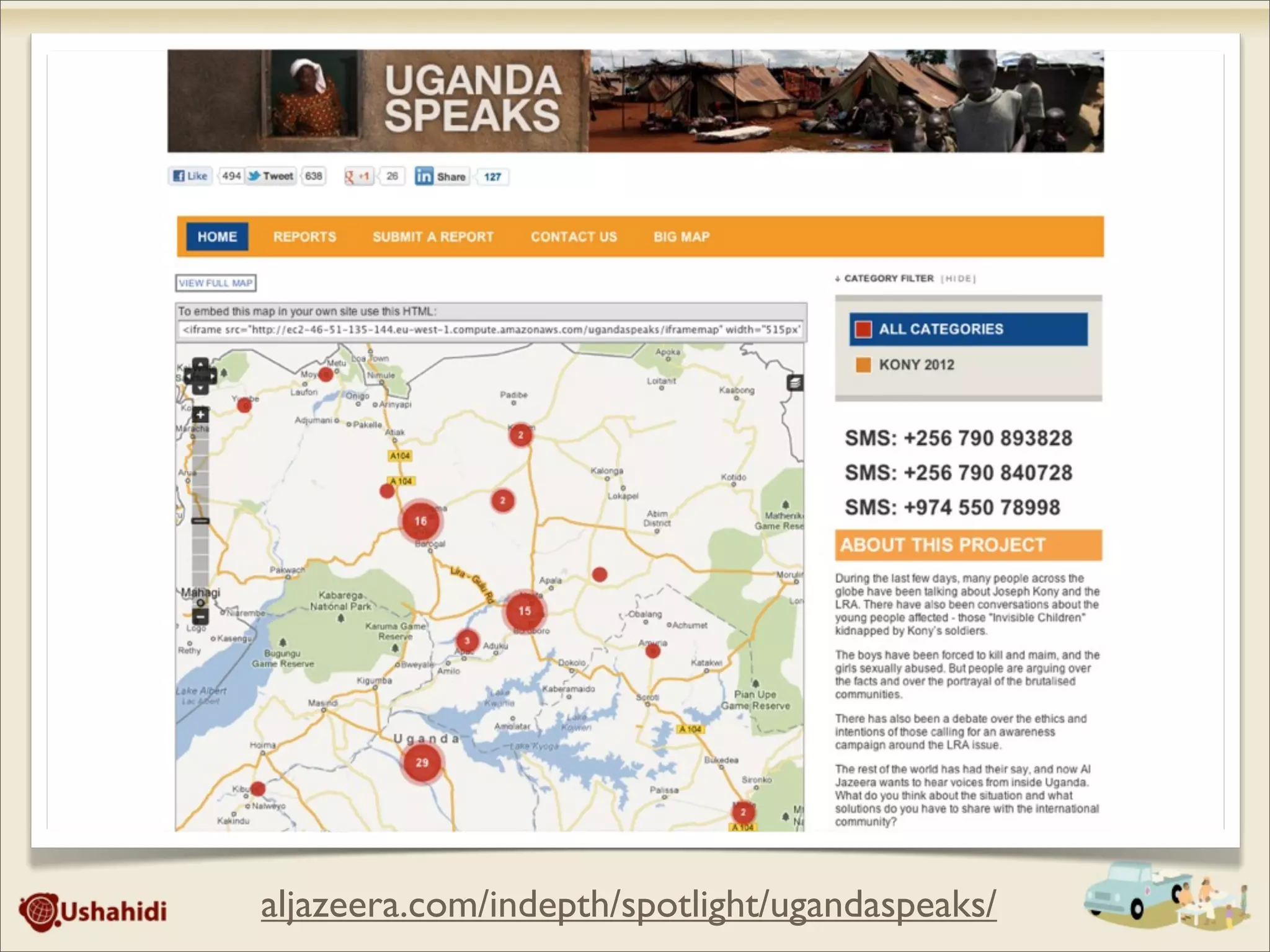 Ushahidi civic engagement_code_namu | PPT
