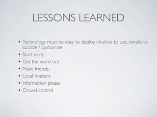 Lessons Learned | PDF | Technology & Computing