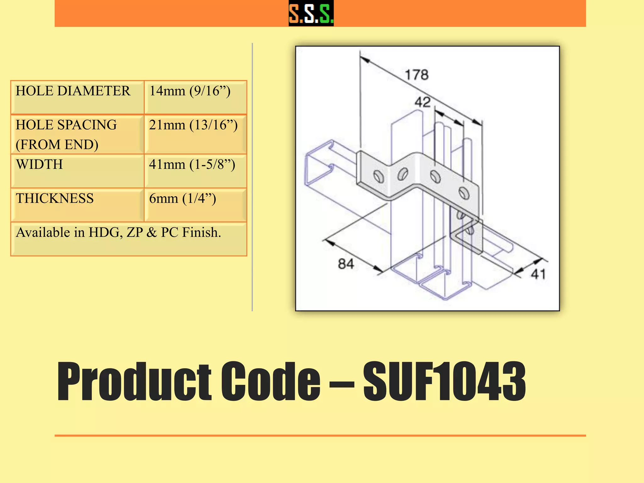 U Shaped Fittings Tech. Sheet | PDF