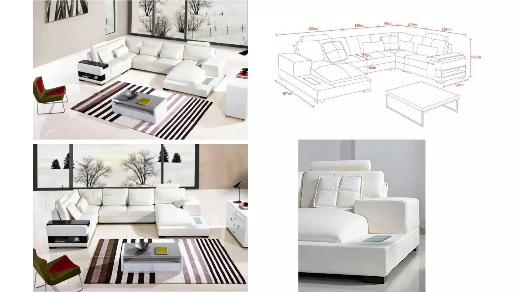 U shape sofa set | PPTX