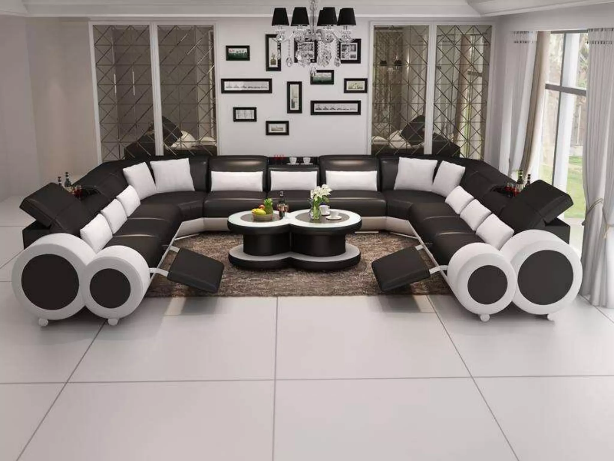 U Shape Sofa, U Shape Sofa Set, Luxury U Shaped Sofas, U Type Sofa ...