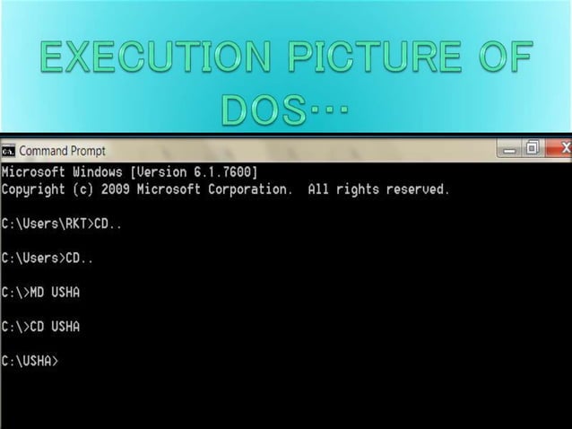 cmd commands project | PPT