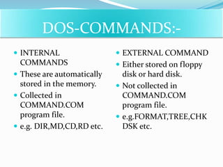 cmd commands project | PPTX