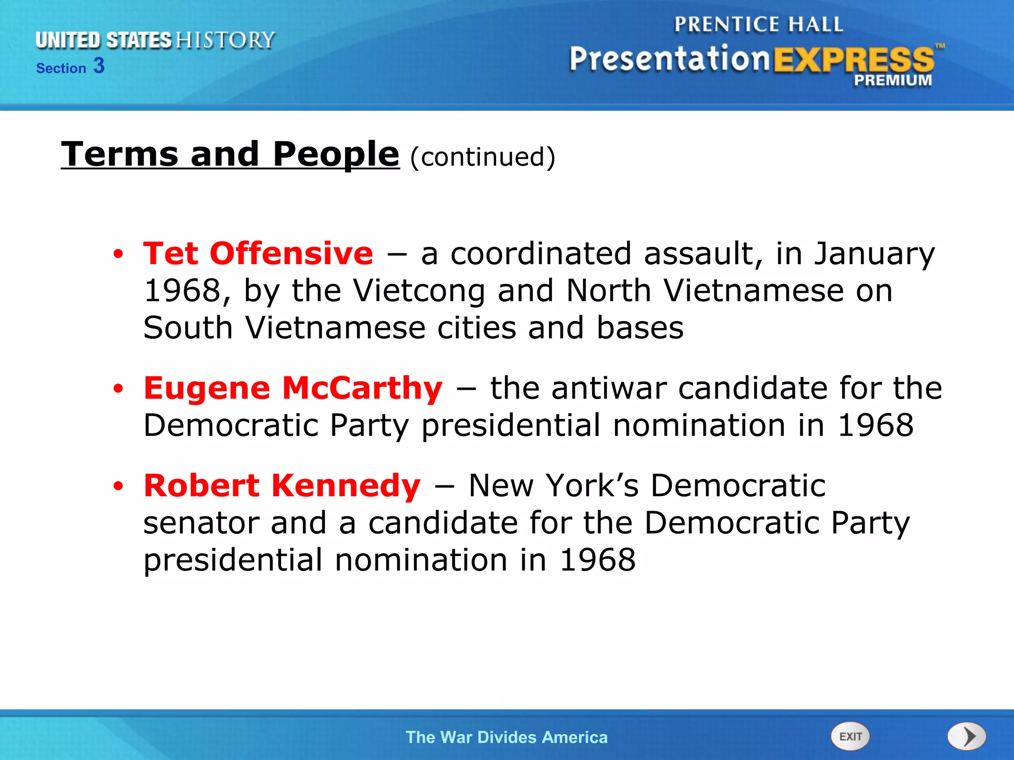 United States History Ch. 20 Section 3 Notes | PPT | Elections | Politics