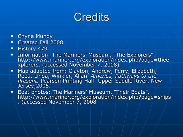 Early Explorers | PPT