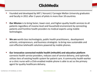 Extending US Healthcare Capacity with ClickMedix | PPT