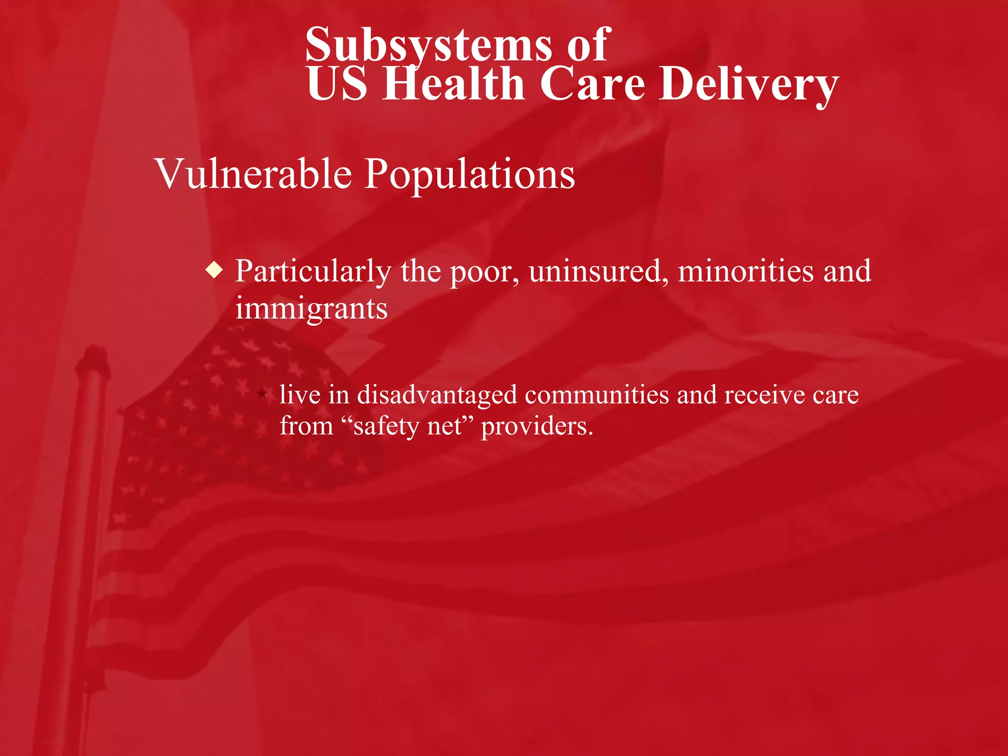 US health care system overview 1 | PPT