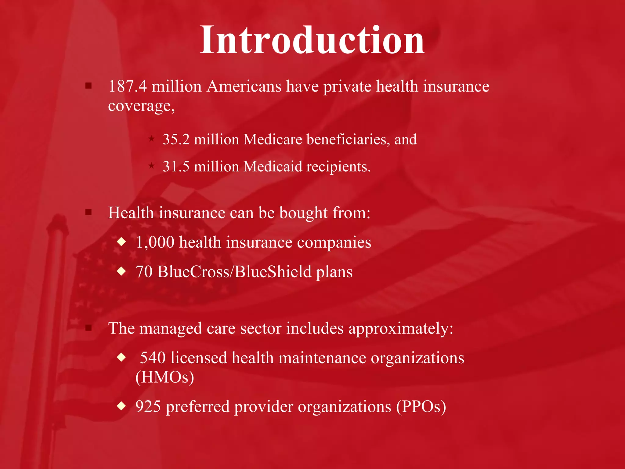 US health care system overview 1 | PPT