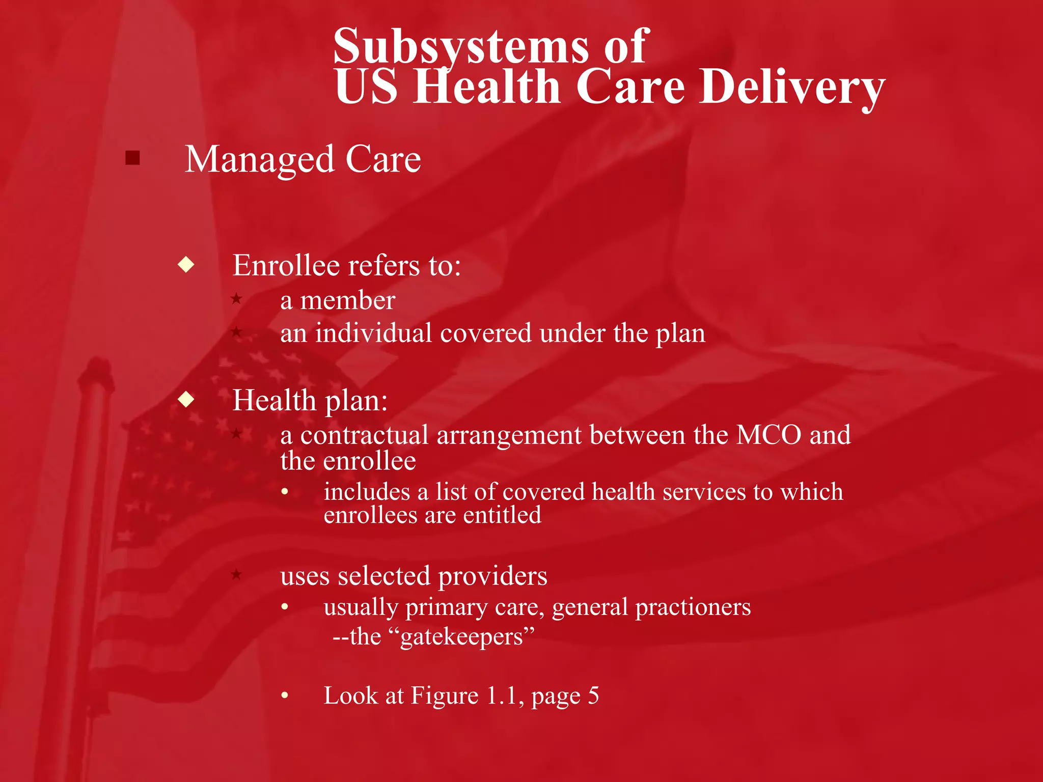 US health care system overview 1 | PPT