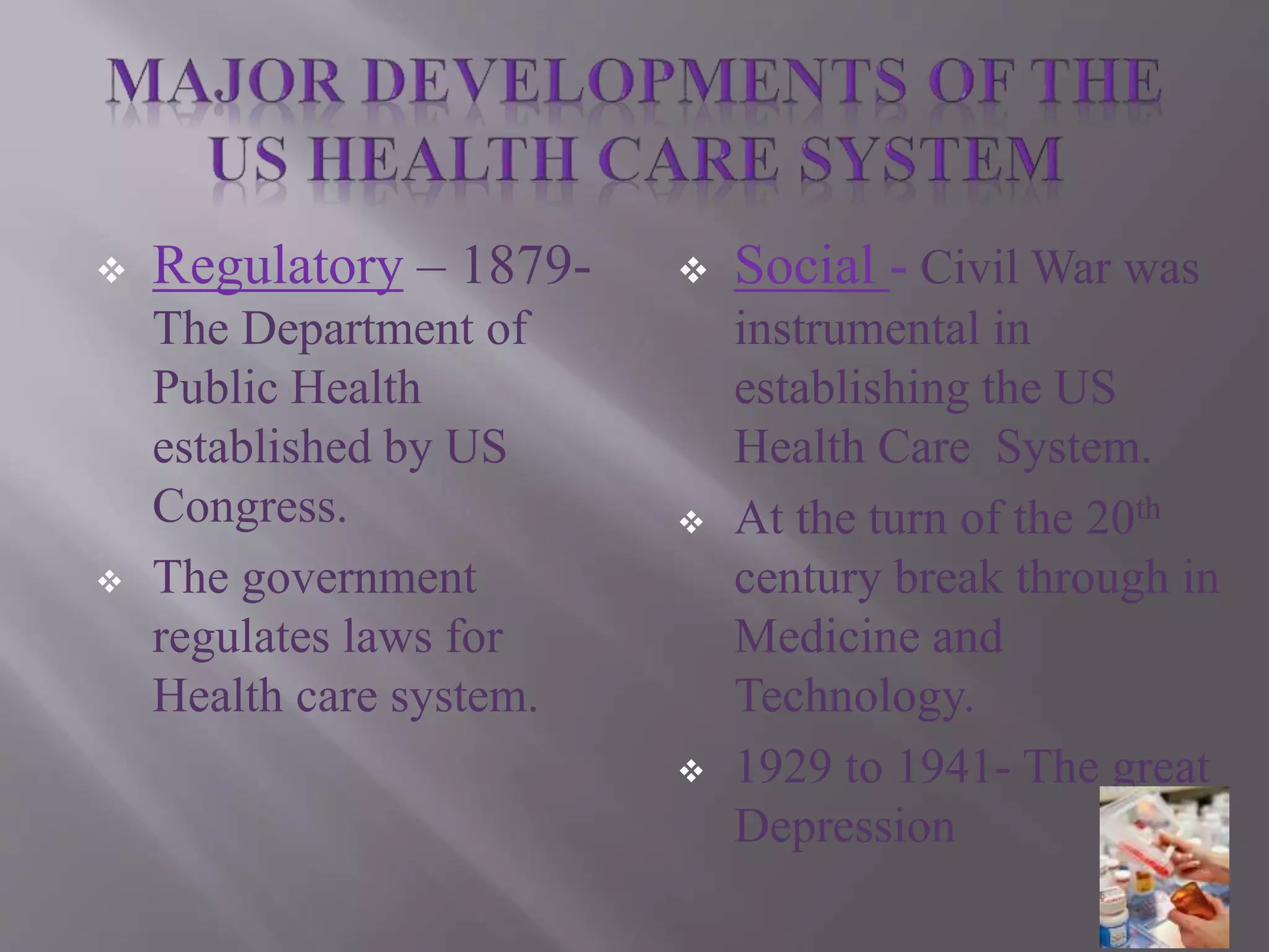 Us health care system final presentation. | PPTX