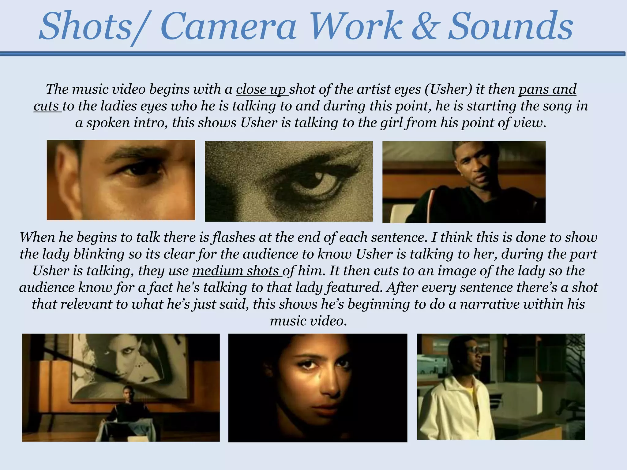 Music Video Analysis Of 'Burn' by Usher | PPTX