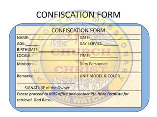 Usherrets and ushers | PPTX