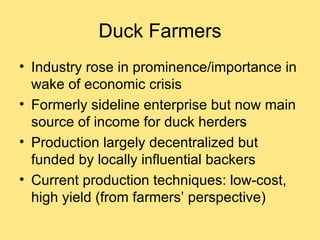 The Political Economy of HPAI in Thailand by Rachel M. Safman | PPT