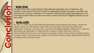 Berlin Wall final project | PPTX
