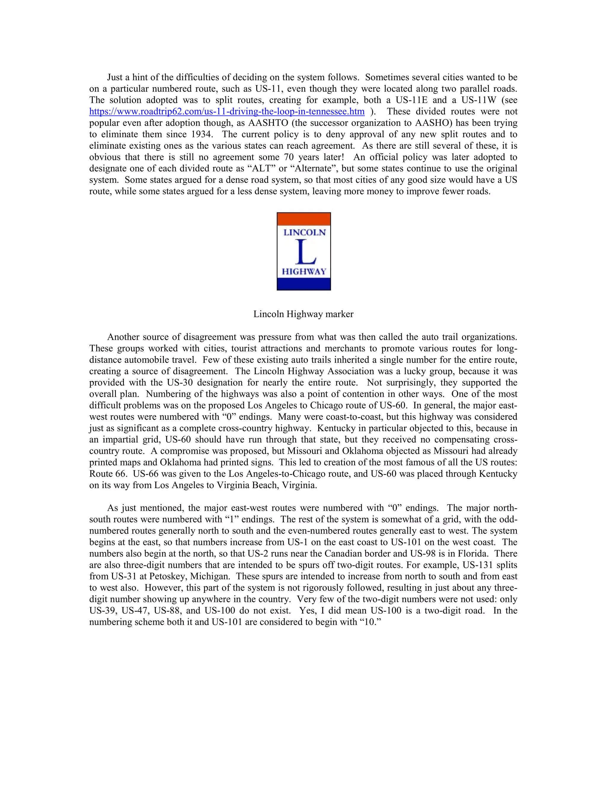 US Highway Systems: Present, Past, and Present | PDF