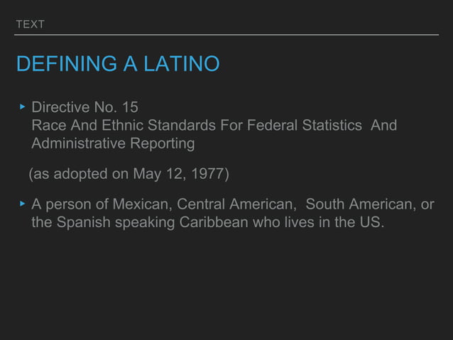 US Hispanics/Latinos introduction | PPTX