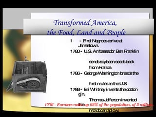 The Story of American Agriculture | PPT