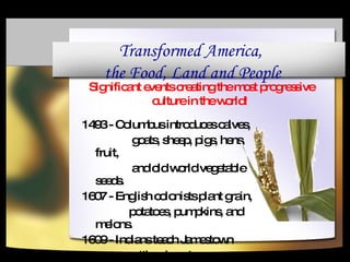 The Story of American Agriculture | PPT