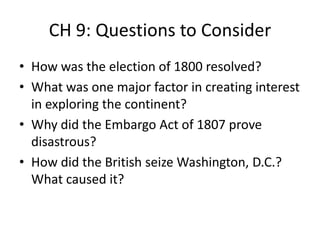 US History Chapter 9 | PPT