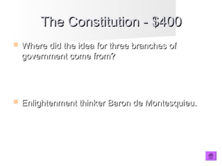 Us history jeopardy | PPT