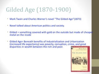 Gilded Age/ Politics & Reform | PPT