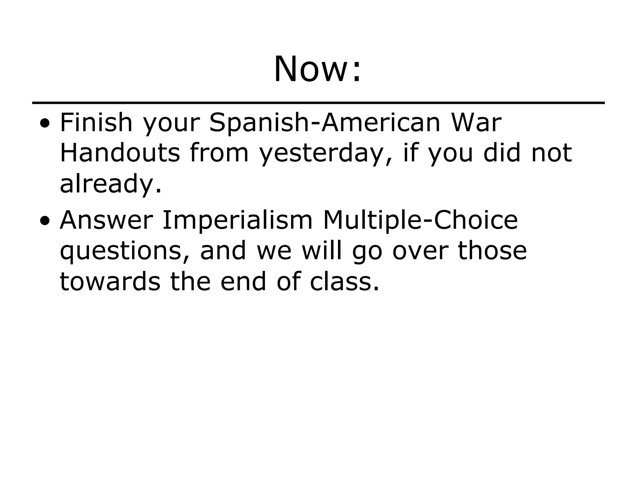 Spanish-American War Slideshow | PDF