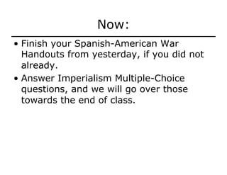 Spanish-American War Slideshow | PDF