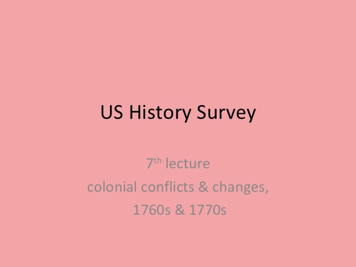 Survey Of Us History