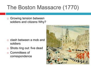 Us history the war for independence | PPTX