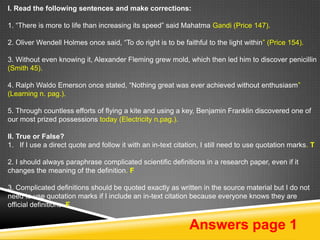 U.S. History grade 7 World War I spring 2014 | PPTX