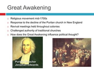Us hist the colonies come of age | PPTX