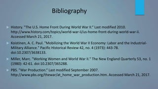 Us home front wwii | PPT