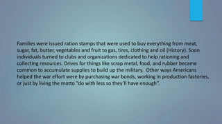 Us home front wwii | PPTX