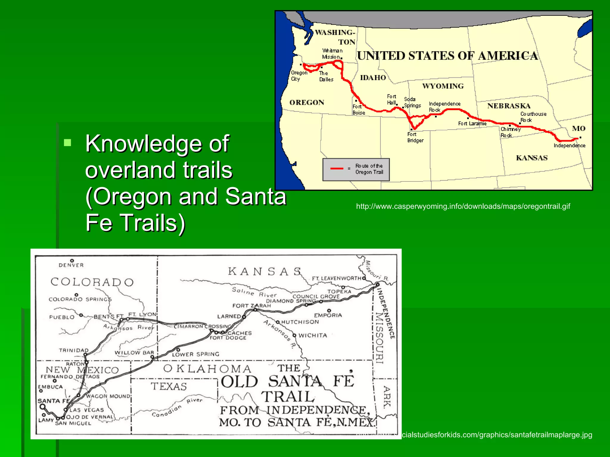 Usi.8b factors influencing westward movement | PPT