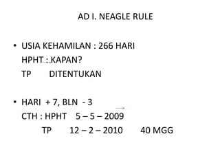 Usia kehamilan | PPTX