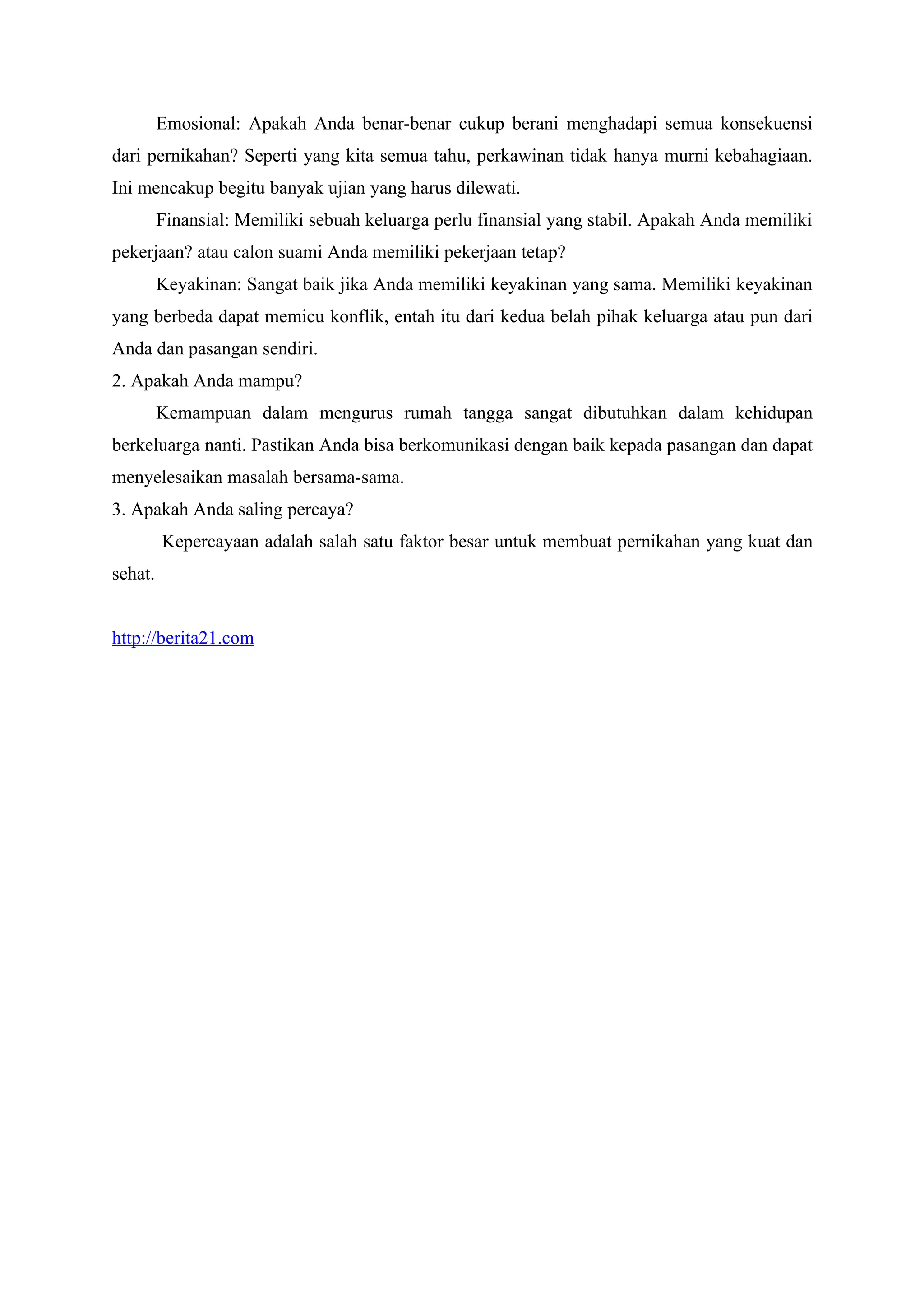 Usia Yang Tepat Untuk Menikah Pdf